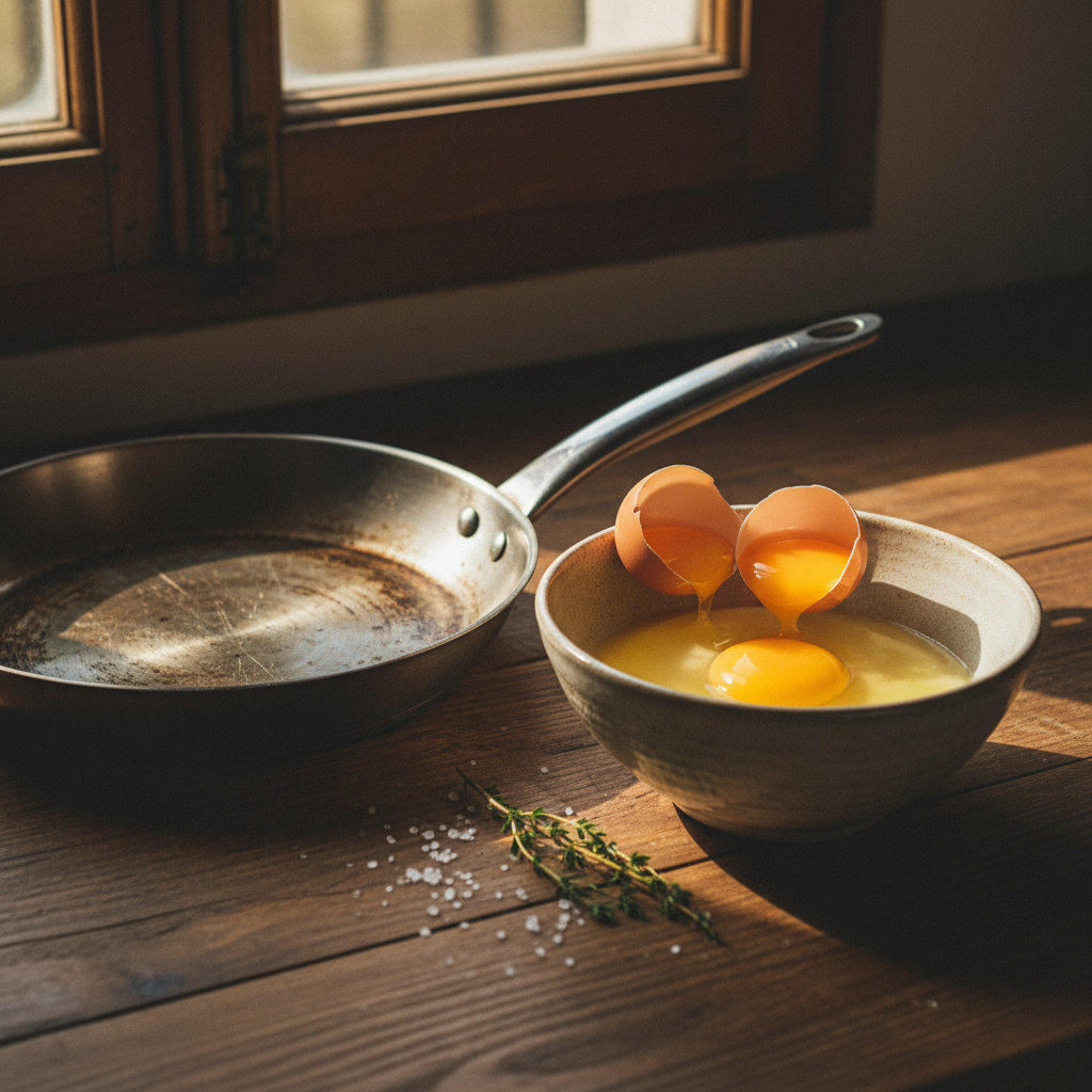 How to Cook Eggs in a Stainless Steel Pan (Pro Guide)– DI ORO